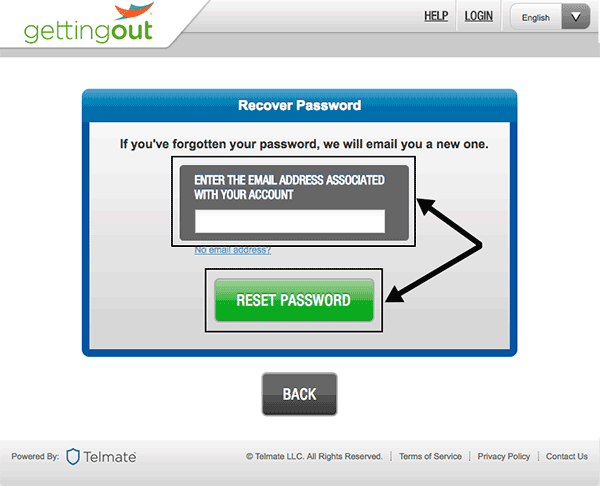 I forgot my password/PIN - how do I change it? - GettingOut