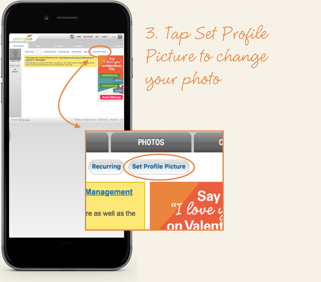 How do I change my profile photo? - GettingOut