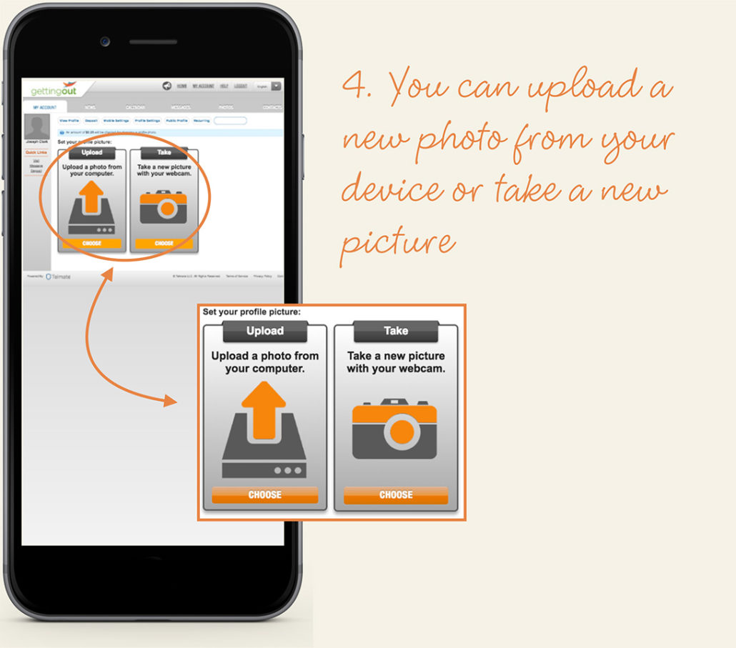 How do I change my profile photo? - GettingOut
