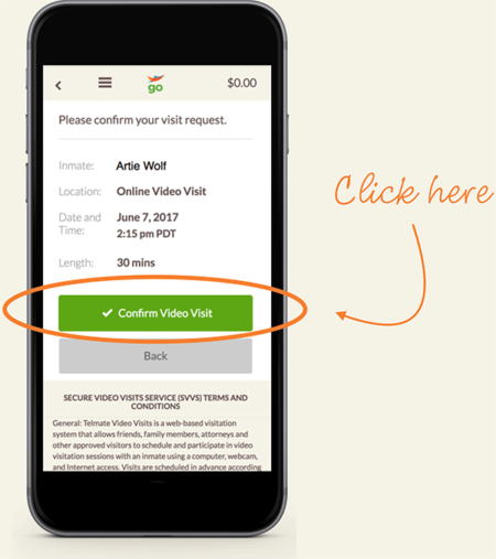 My inmate has access to a tablet, how do I schedule a visit? - GettingOut