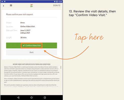 How to schedule a visit (INMATE) - GettingOut