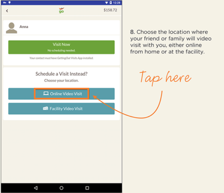 How to schedule a visit (INMATE) - GettingOut